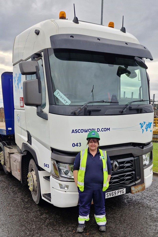 Becoming a Female LGV Driver at ASCO, Tracey McCallum