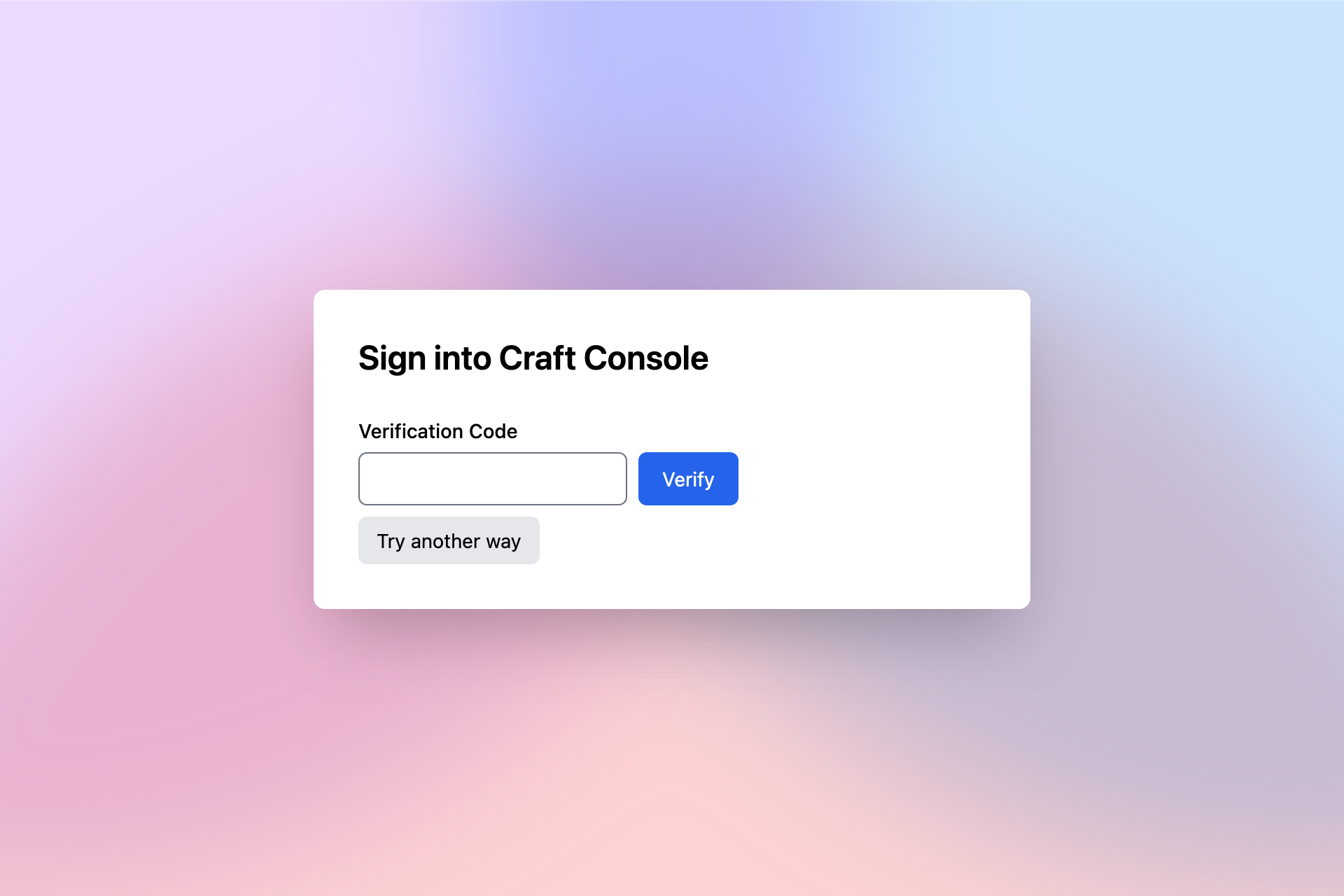 Two-Step Verification added to Craft Console | Craft CMS