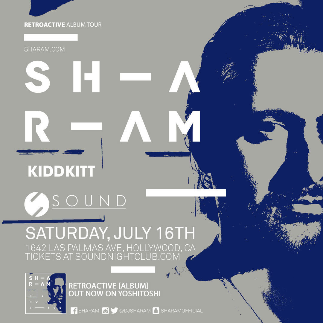 Sharam heads to Los Angeles with 'Retroactive' - News - Mixmag