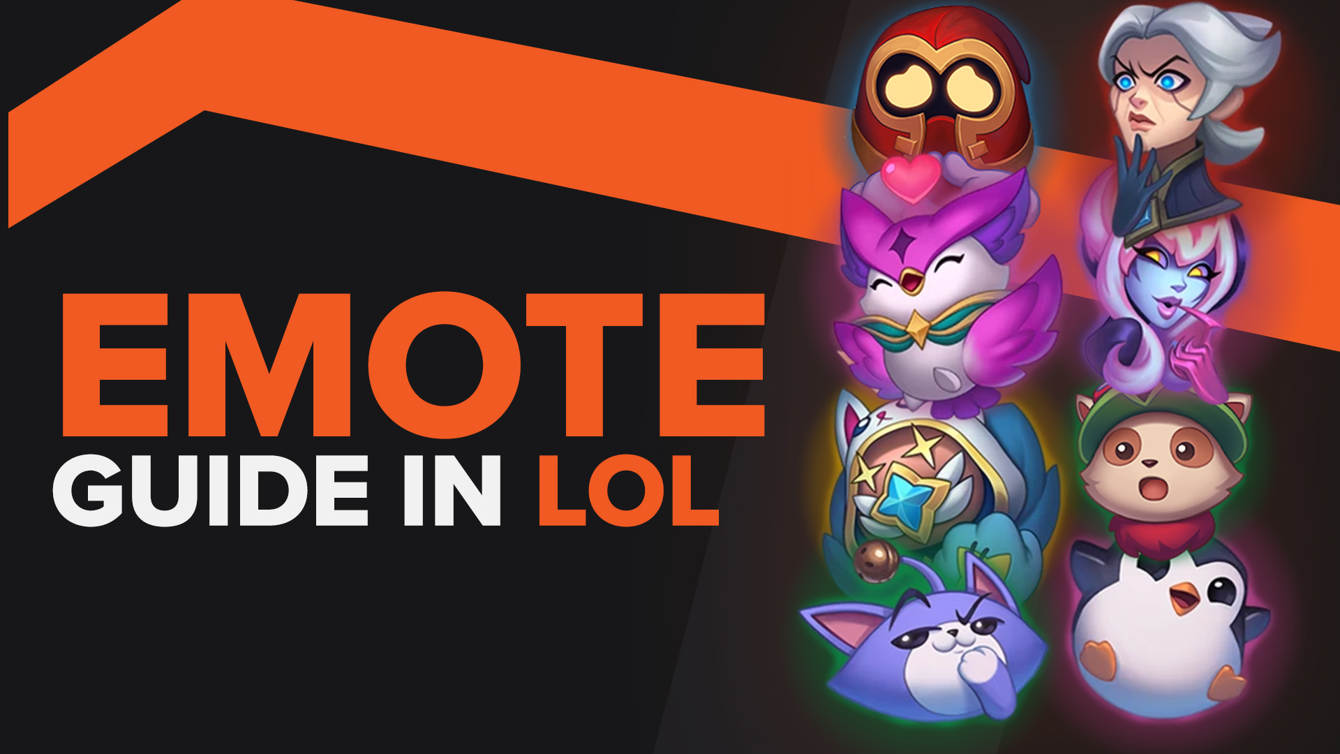 All Emotes in League of legends and how to use them