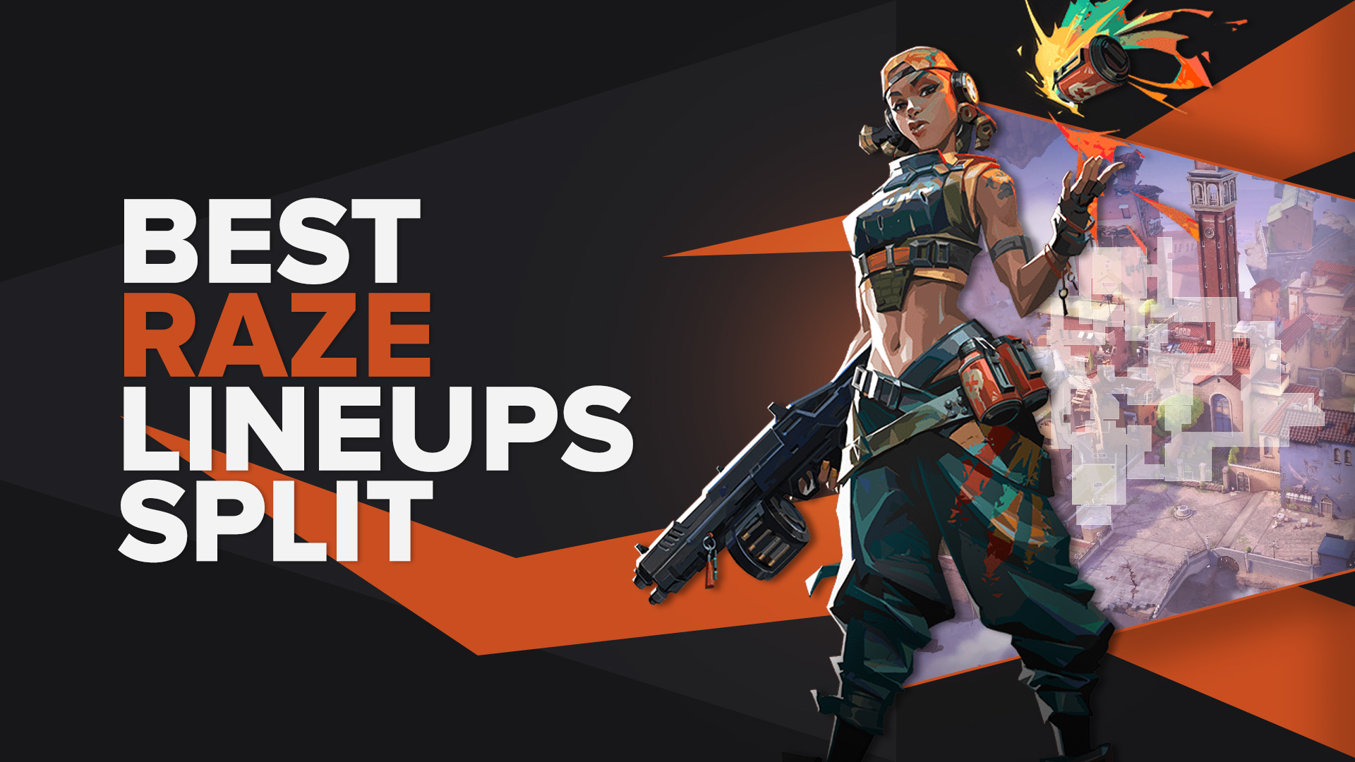 Best Raze Lineups on Split | Boom Bot | Nades