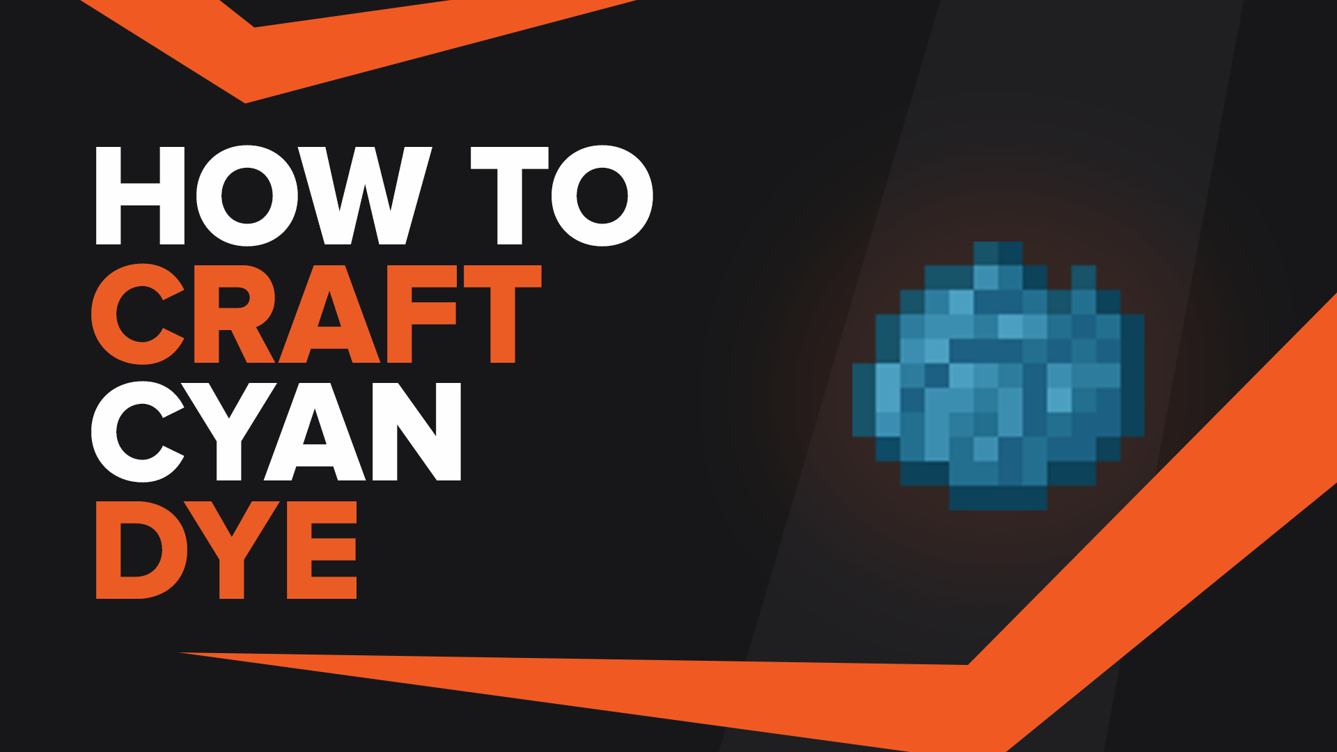 How To Make Cyan Dye In Minecraft