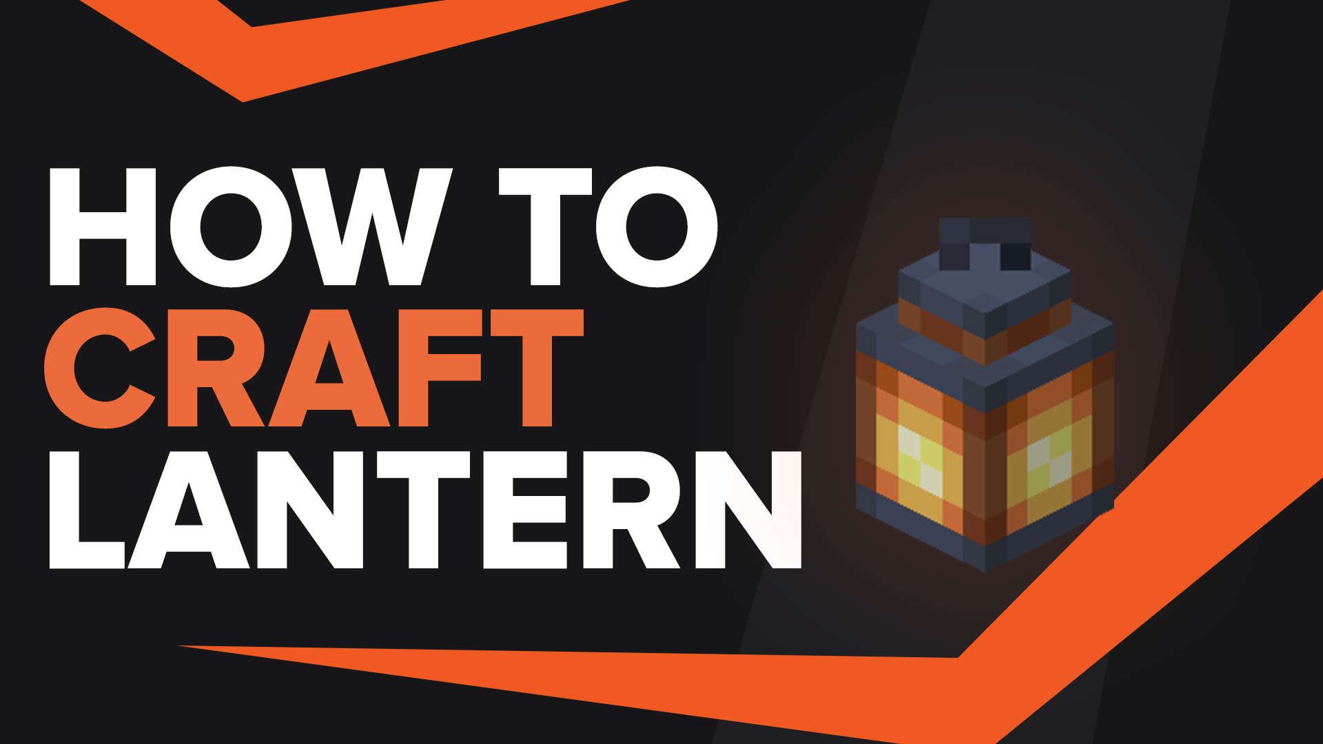 How To Make Lantern In Minecraft
