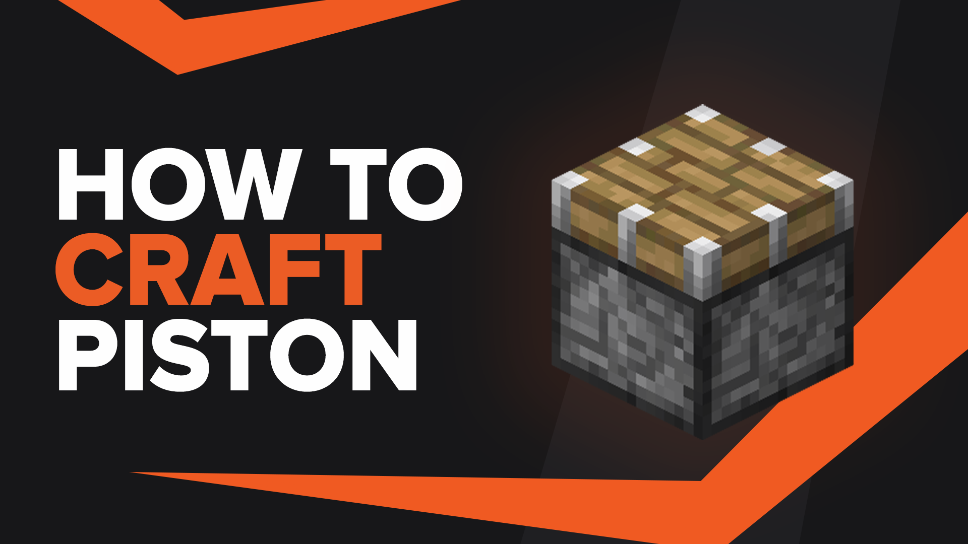 How To Make Piston In Minecraft