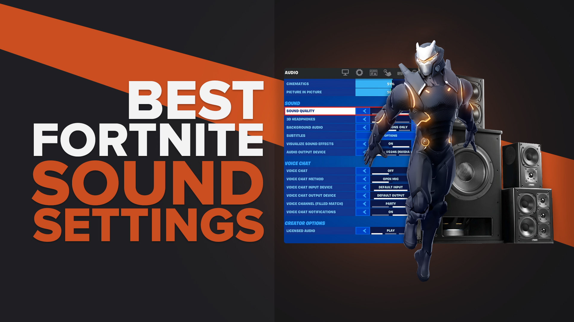 Best Fortnite Sound Settings