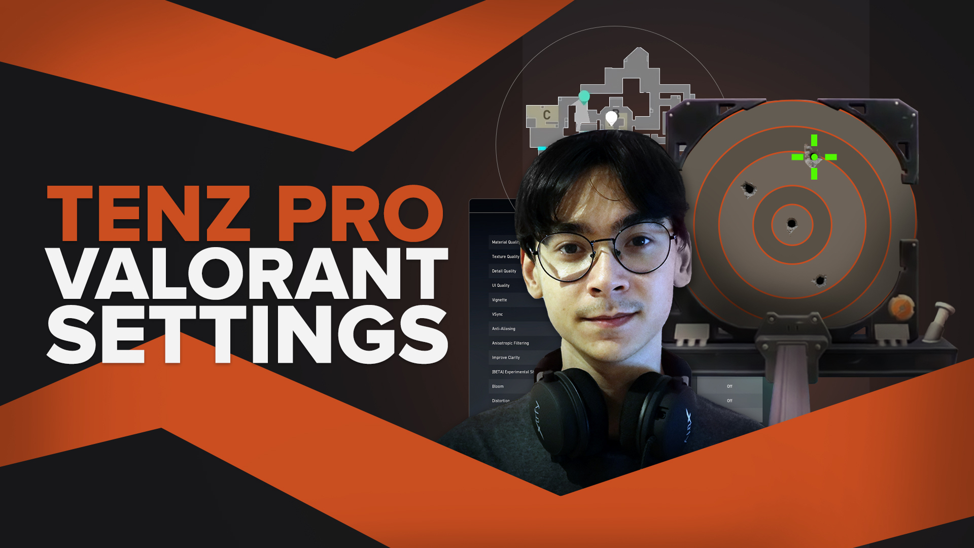 Tenz Valorant Pro Settings│Mouse │Crosshair │Map │Key Bindings │Video…