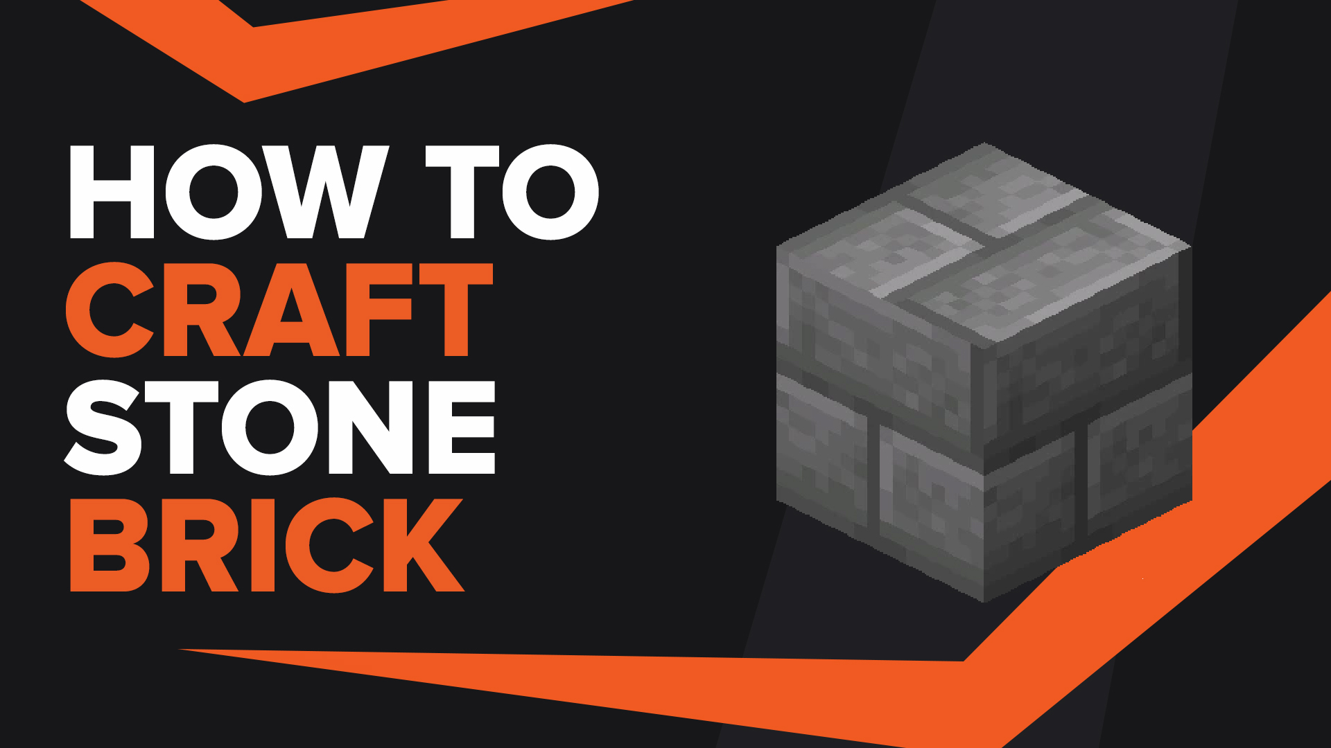 How To Make Stone Bricks In Minecraft