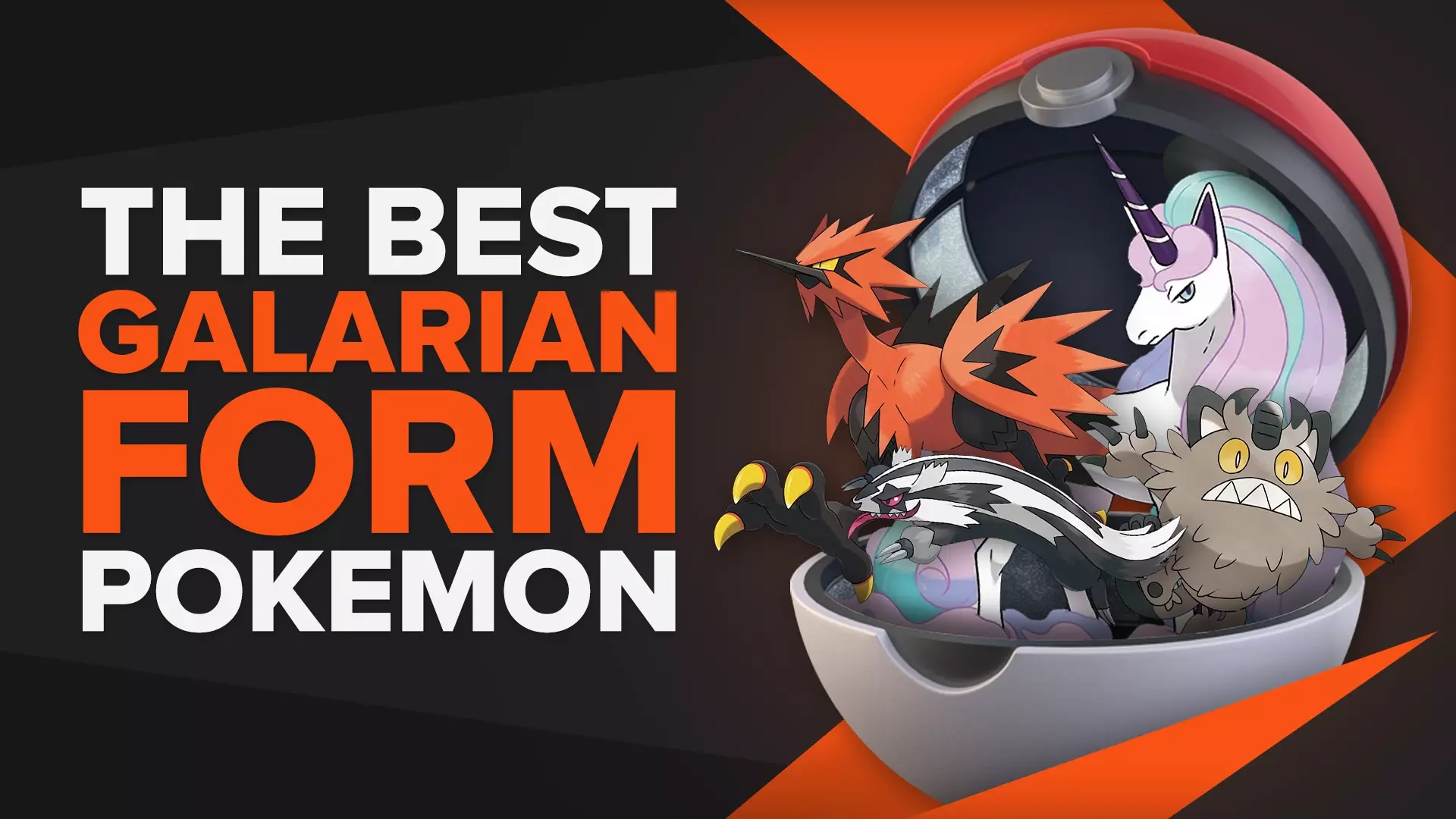 Best Galarian Form Pokemon Top 10 Ranked