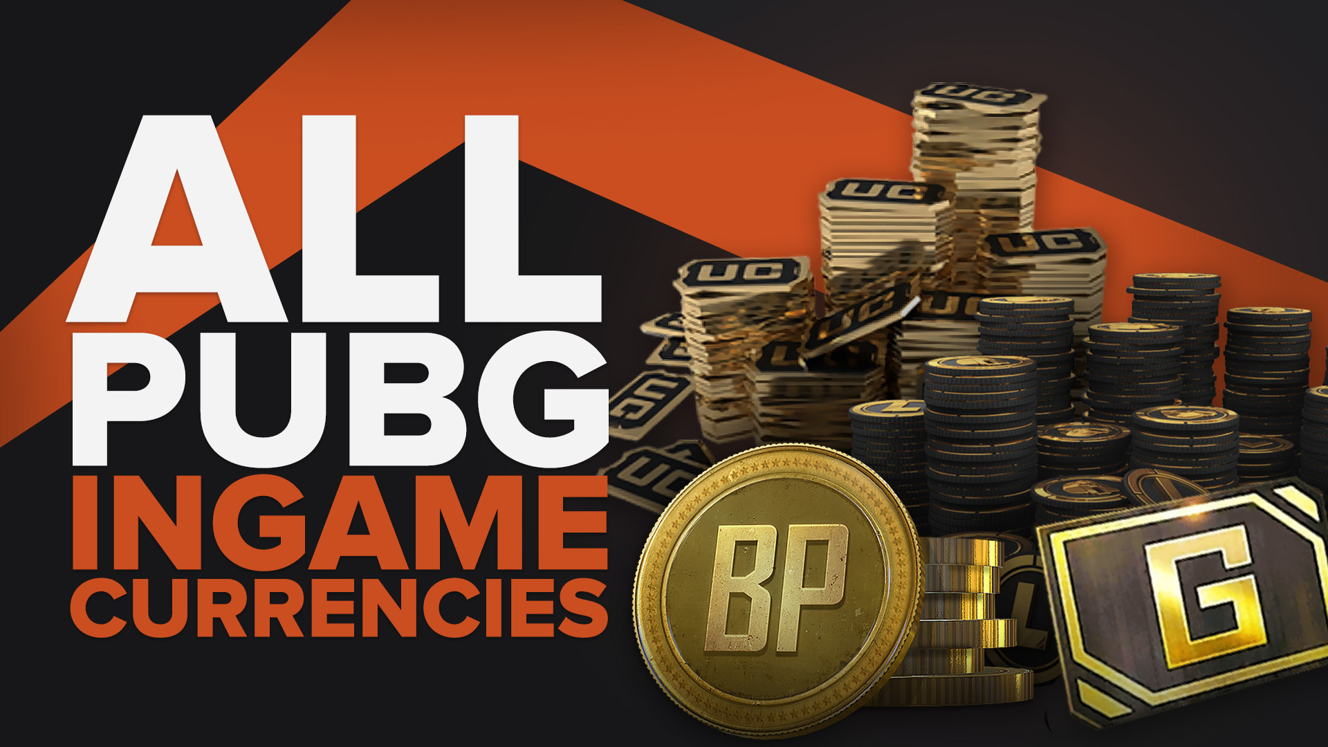 All PUBG In-Game Currencies Explained [UC, BP, G-Coin, L-Coin, AG,…