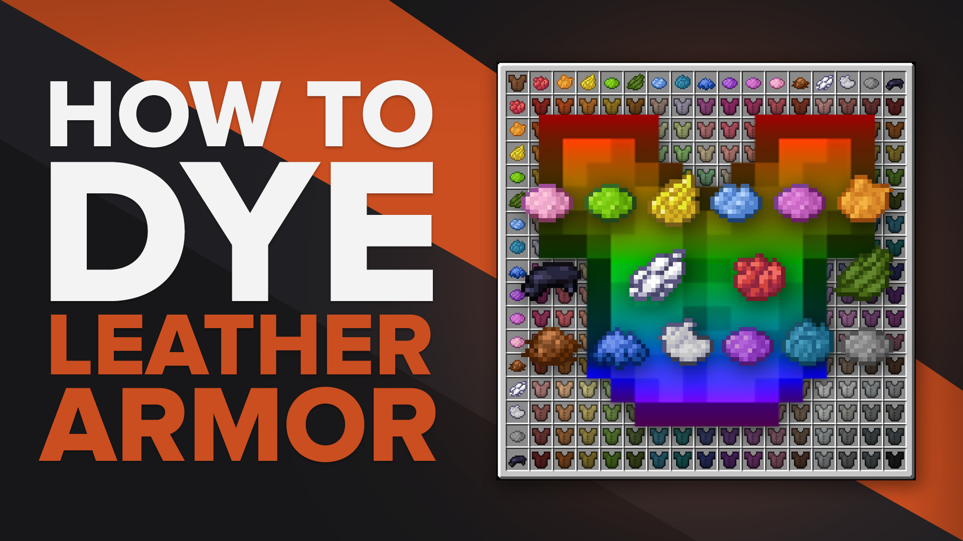 How Do You Dye Leather Armor In Minecraft? [Java/Bedrock Edition]