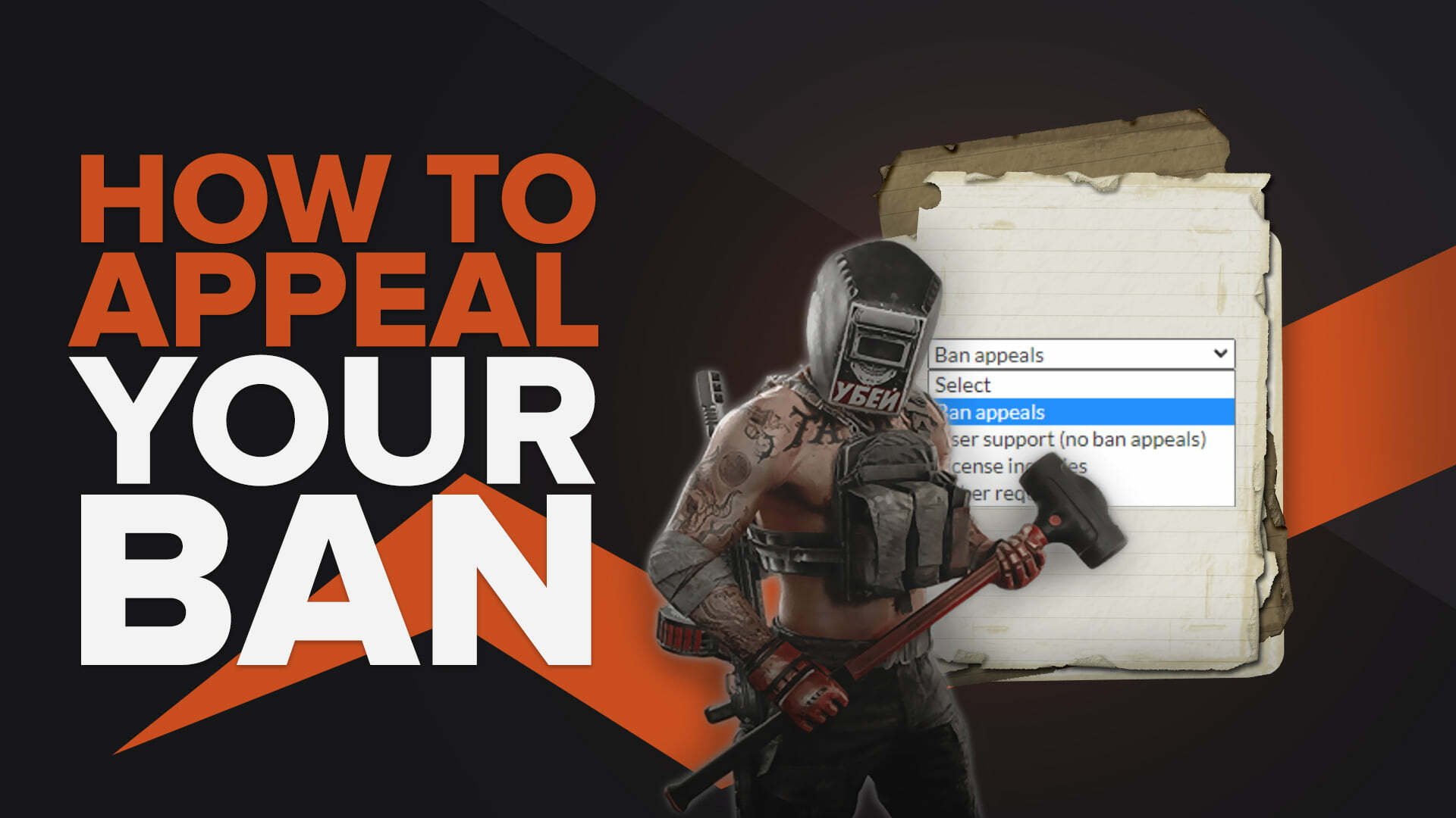 How To Appeal Ban In Escape From Tarkov