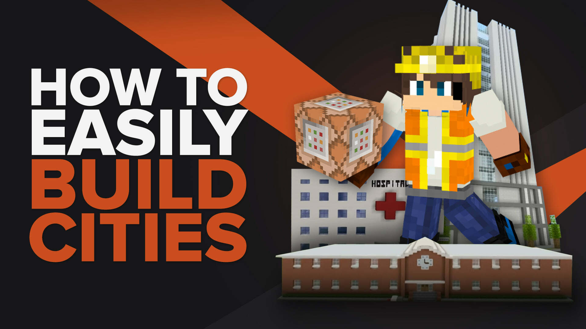 How to Build a City Easy In Minecraft