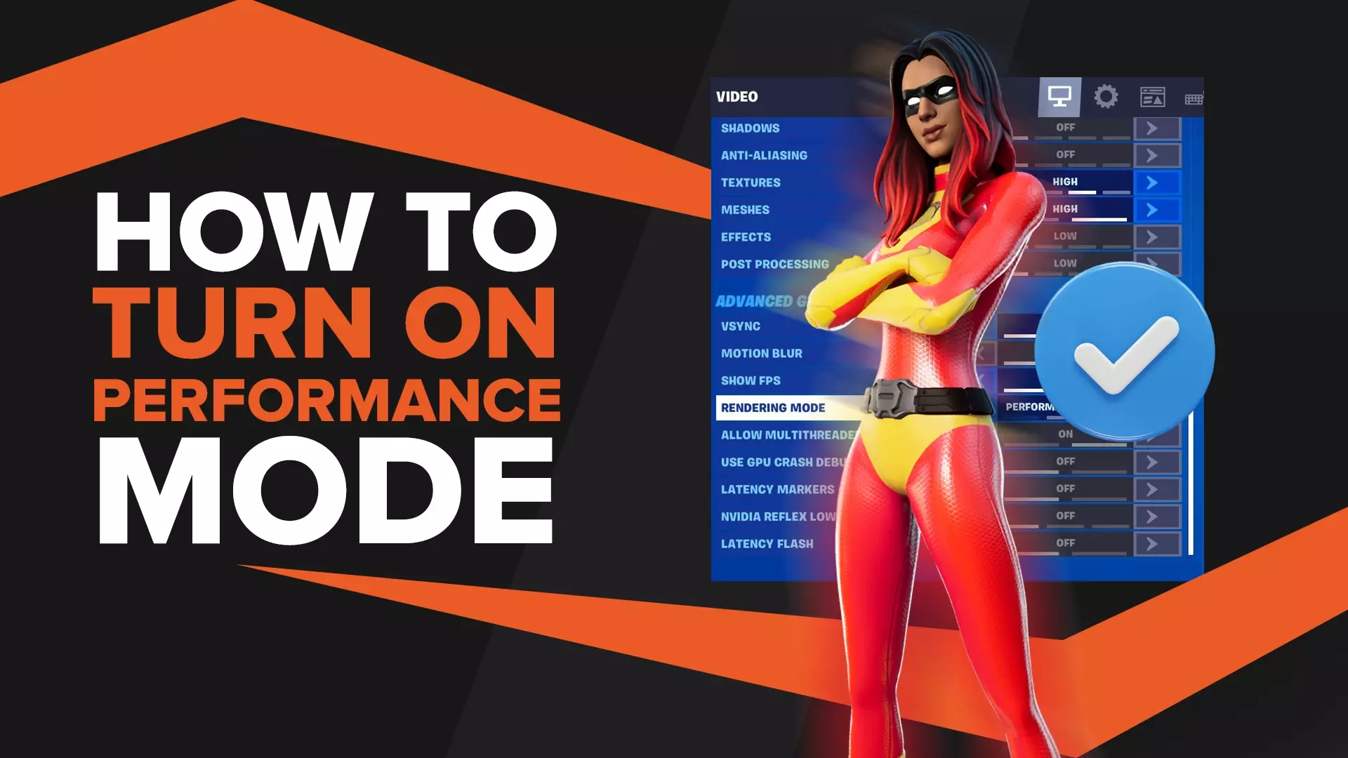 How To Enable Performance Mode In Fortnite