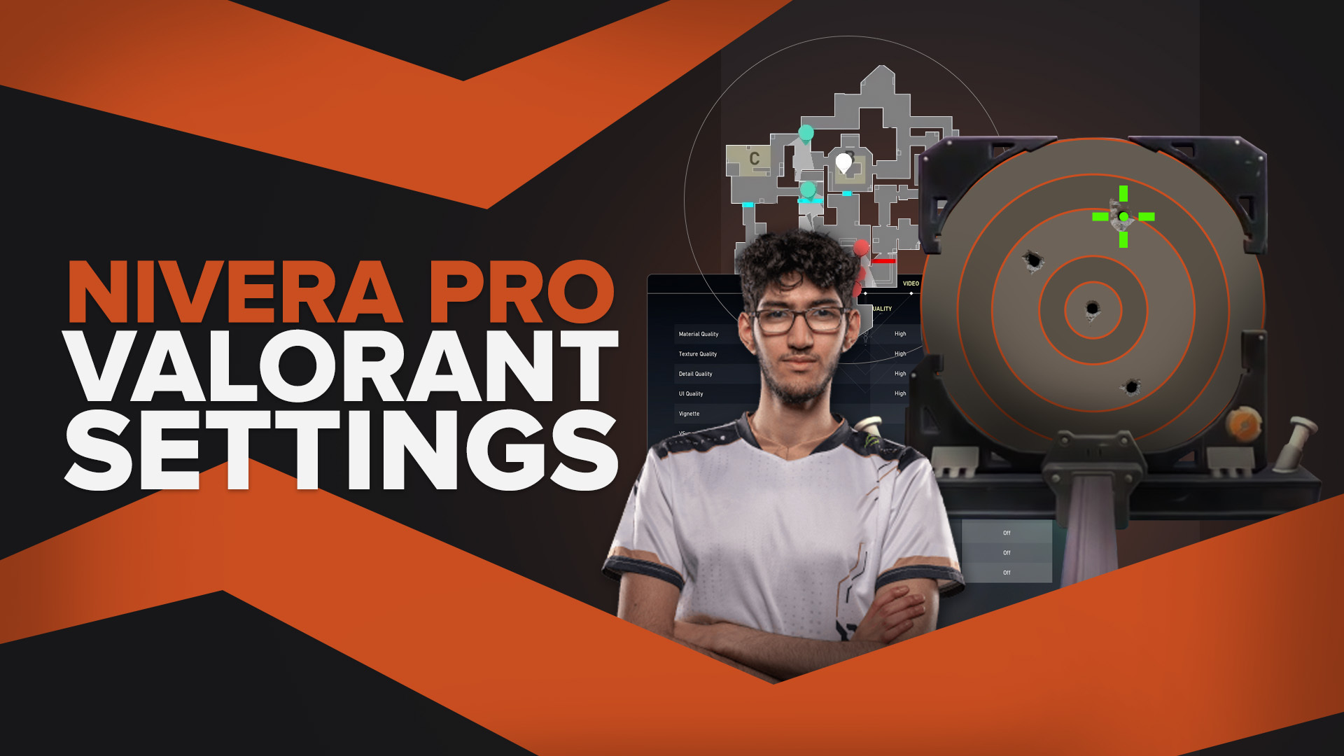 Nivera Valorant Pro Settings│Mouse │Crosshair │Map │Key Bindings…