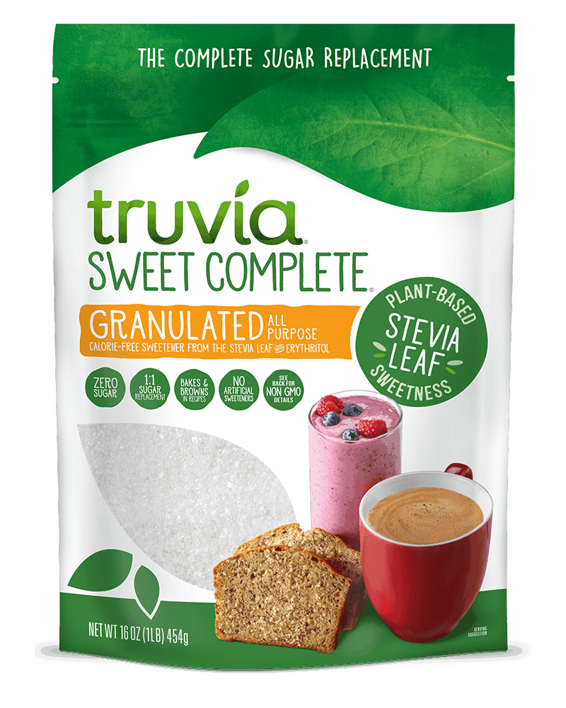 Truvía® | Truvia Sweet Complete® Granulated All-Purpose Stevia Leaf…