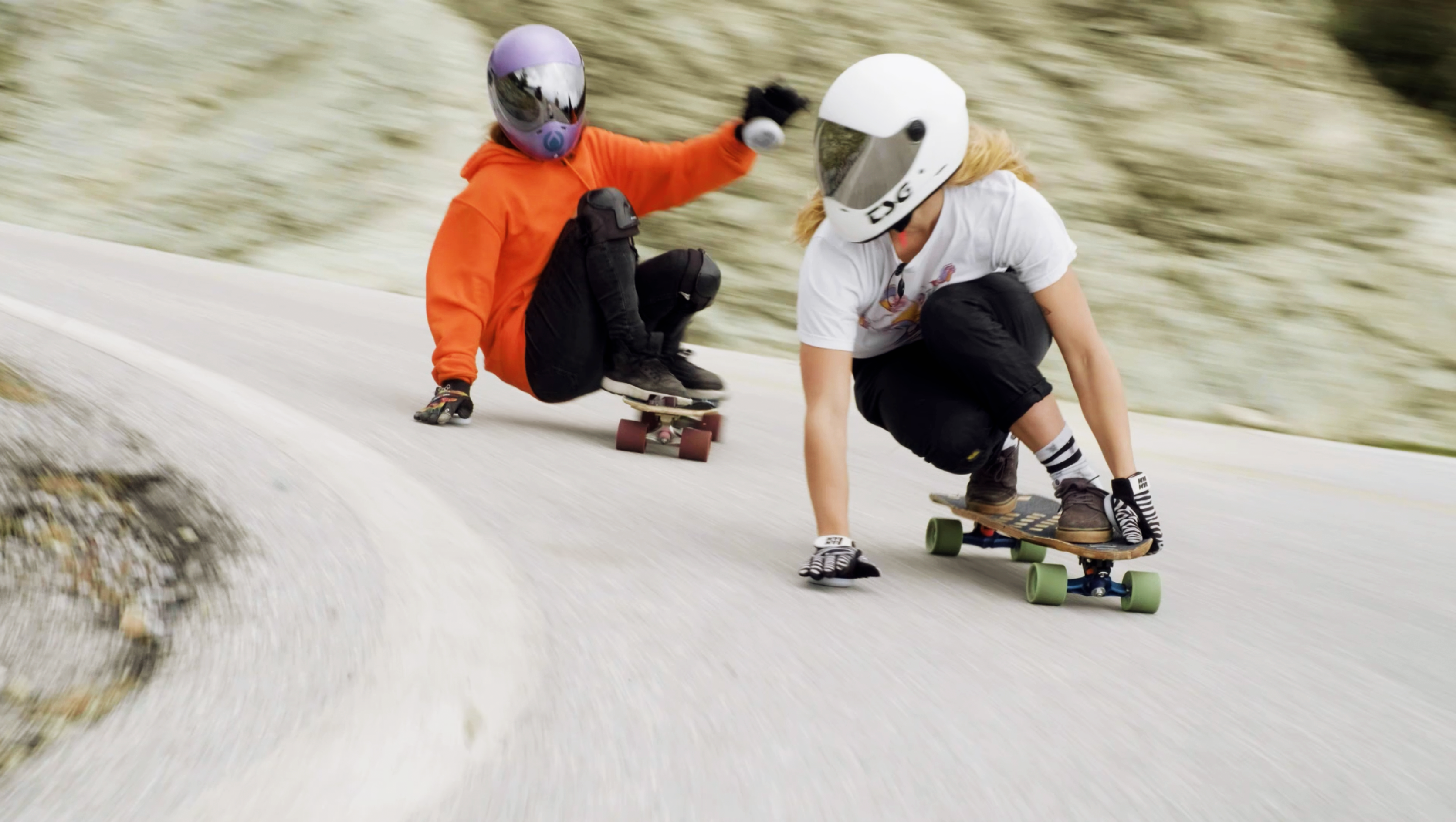 Meet the DIY girl gang taking downhill skating to new heights | Huck