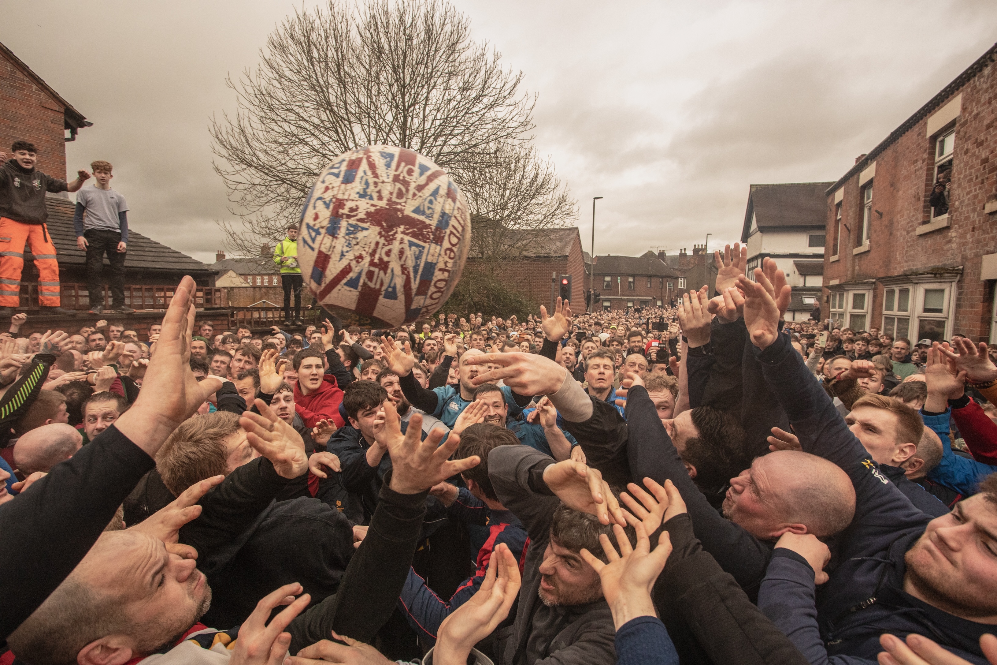 Striking photos of the Royal Shrovetide football match | Huck
