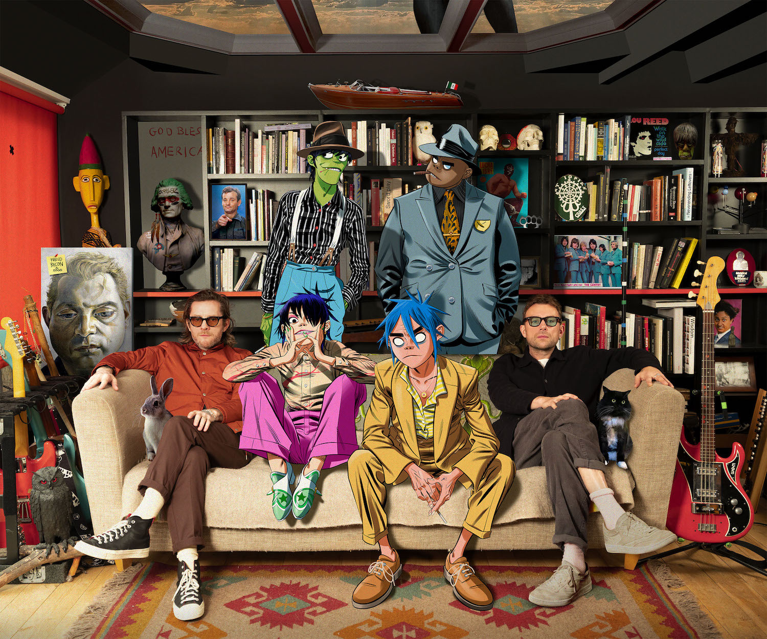 Gorillaz to collaborate with The Cure's Robert Smith on next Song ...