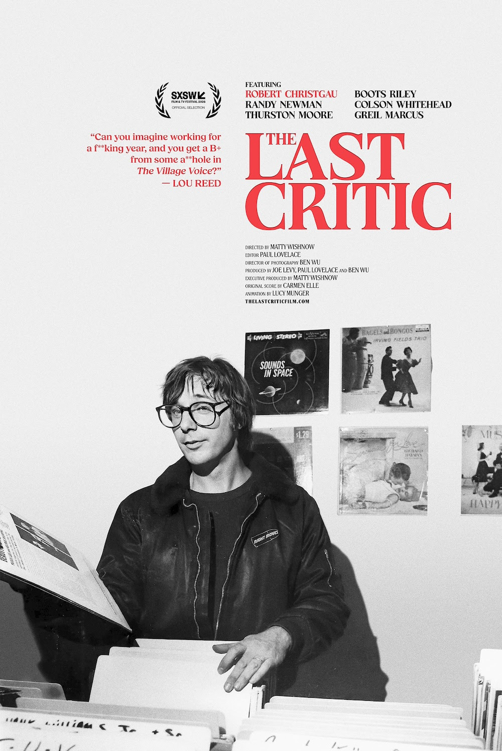 Film on legendary rock critic Robert Christgau to premiere at SXSW ...