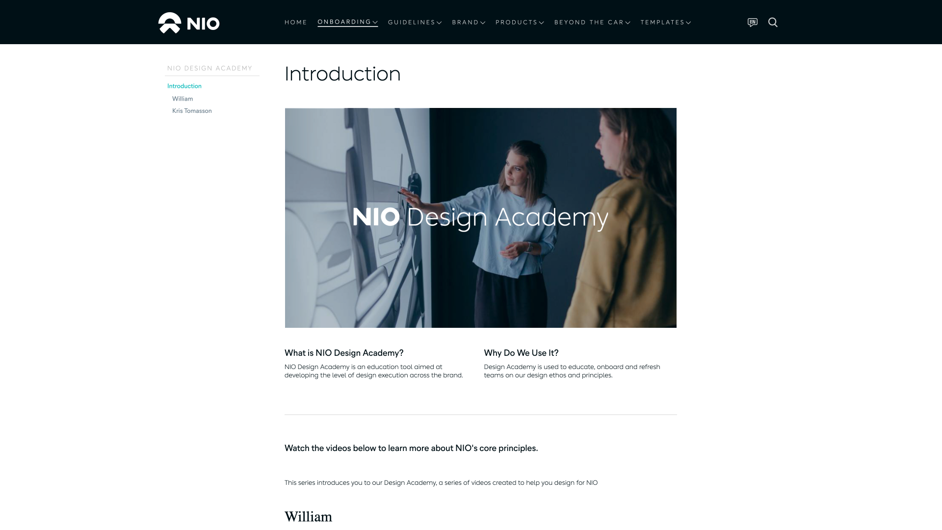 NIO — Built With Frontify