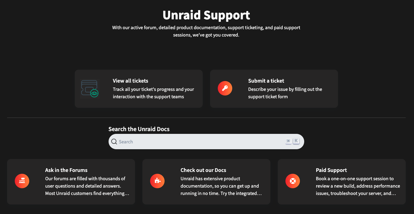 Unraid | New and Improved Unraid Support