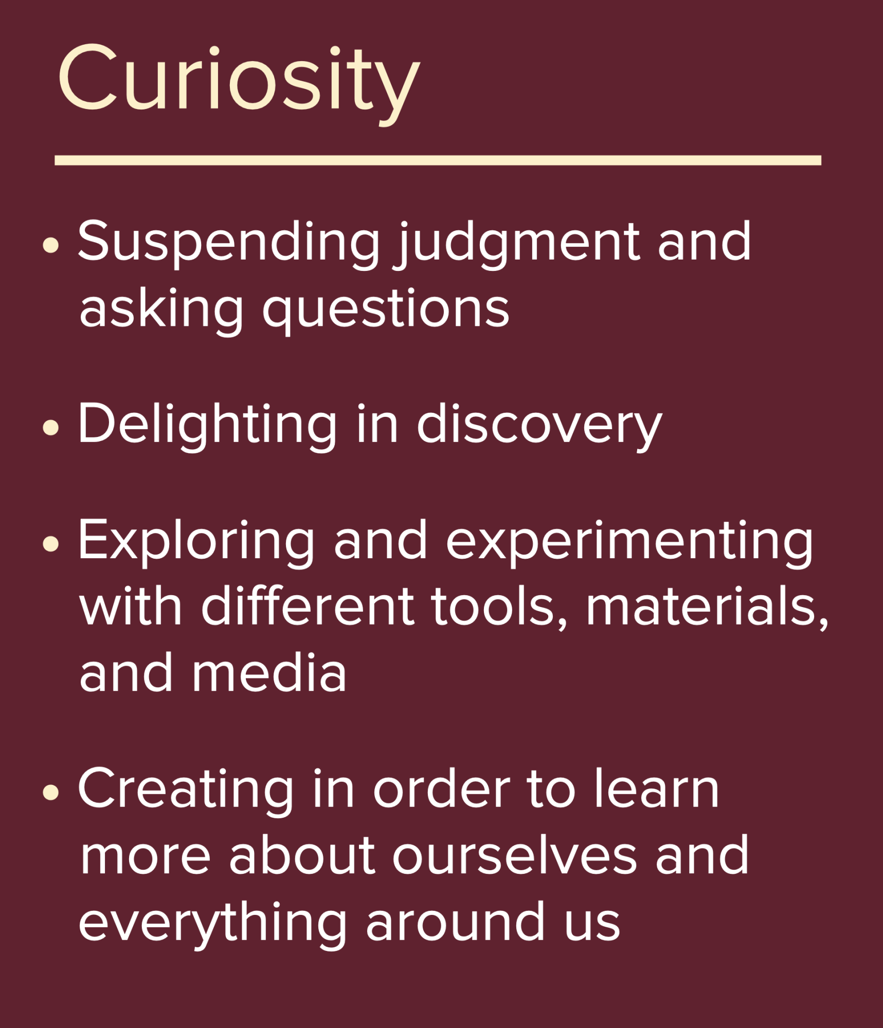 Back to School 2024: Curiosity vs. Certainty | GOA
