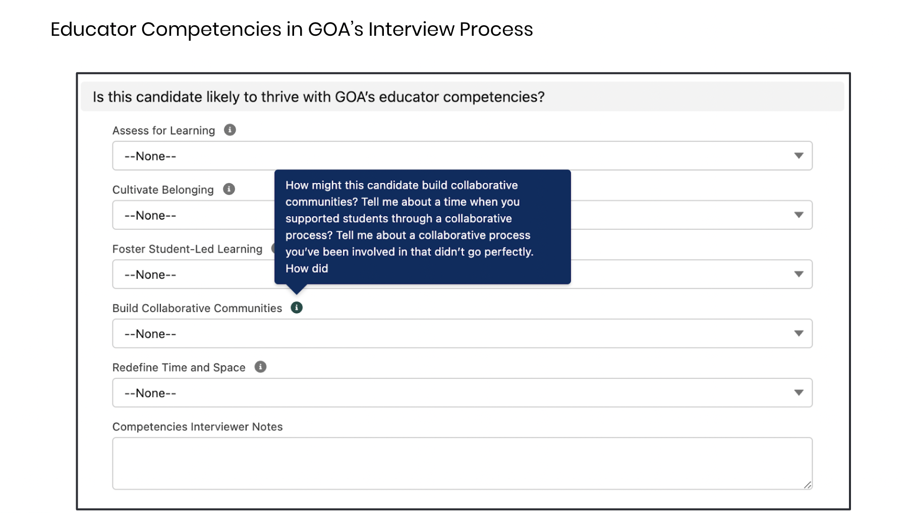 Educator Competencies: Shifting Teacher Practice | GOA