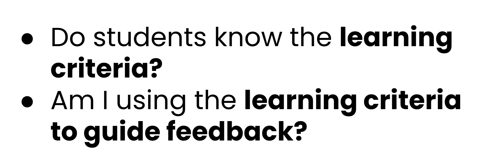 Effective Feedback: Clear Evidence, Opportunities for Action, and ...