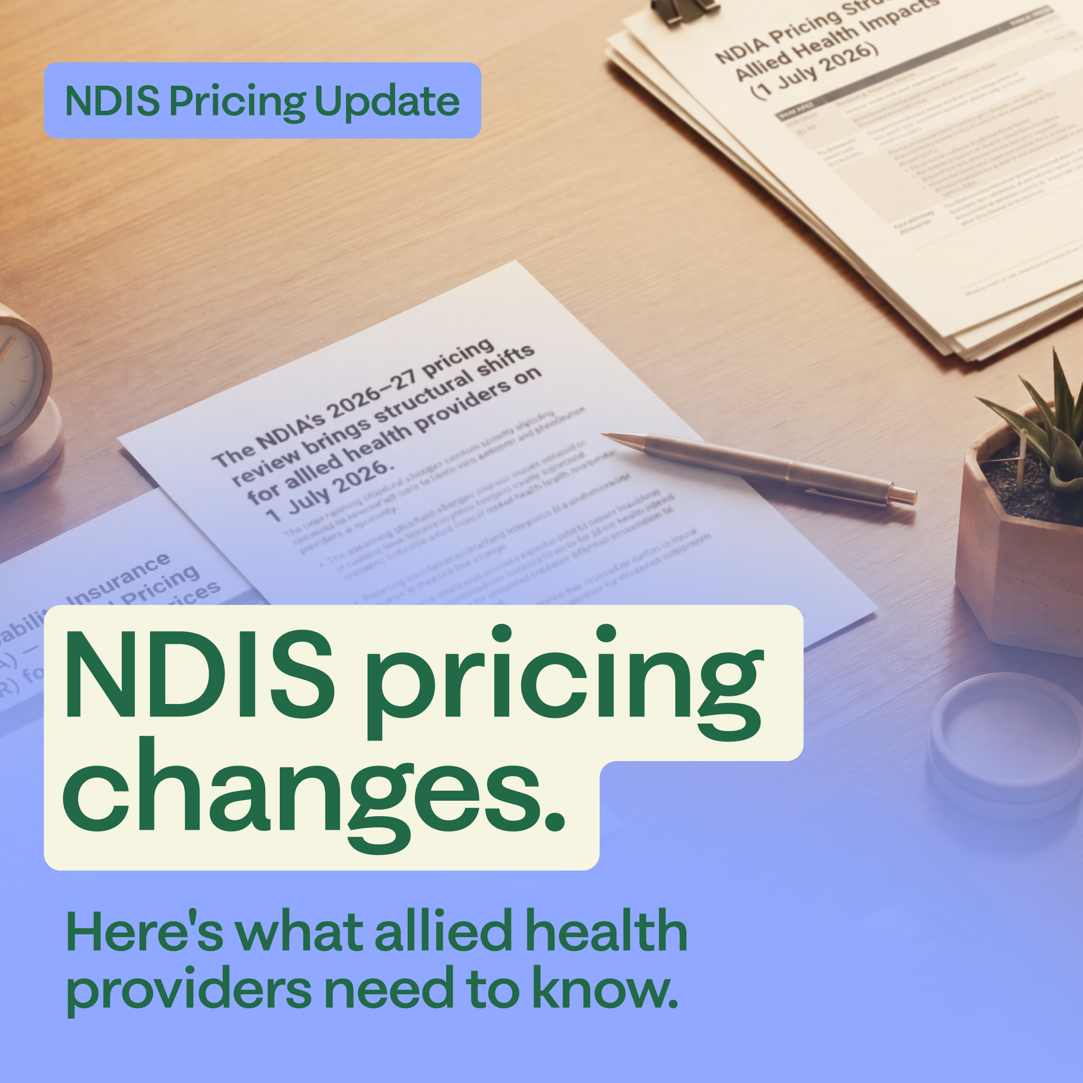 The 2026–27 annual pricing review: What it means for Allied Health ...