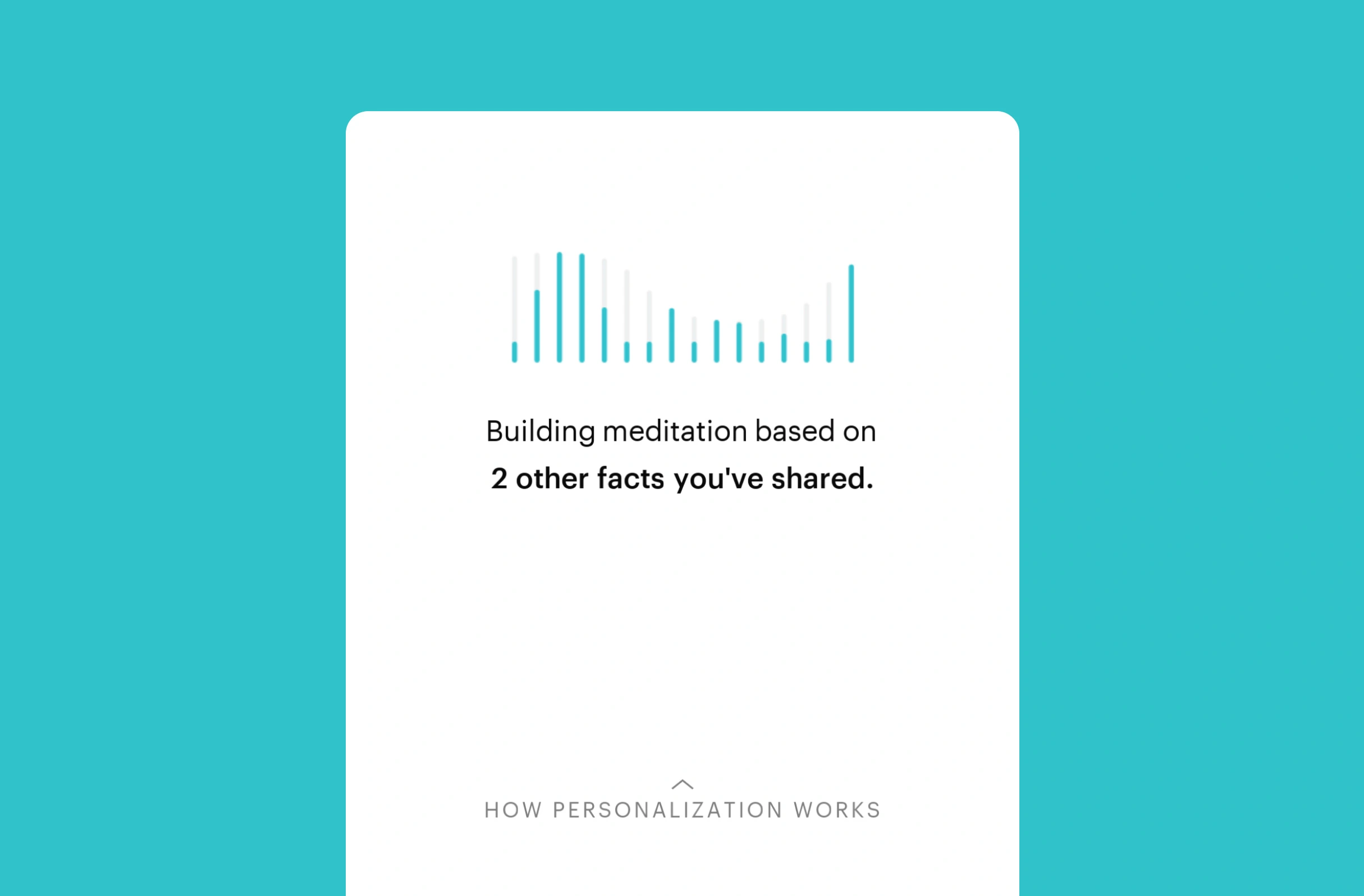 Bitesized Ux Example Remember This Is Personalised
