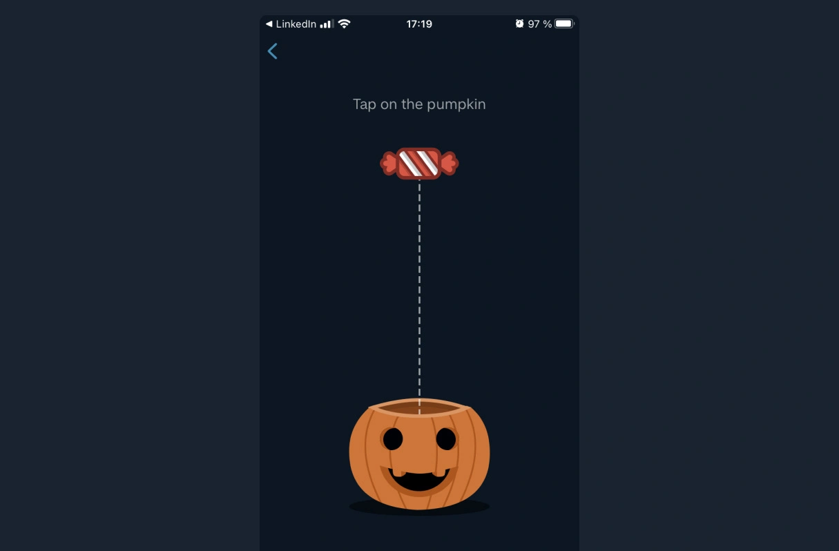 Bitesized UX example: Monzo's spooky payday interaction