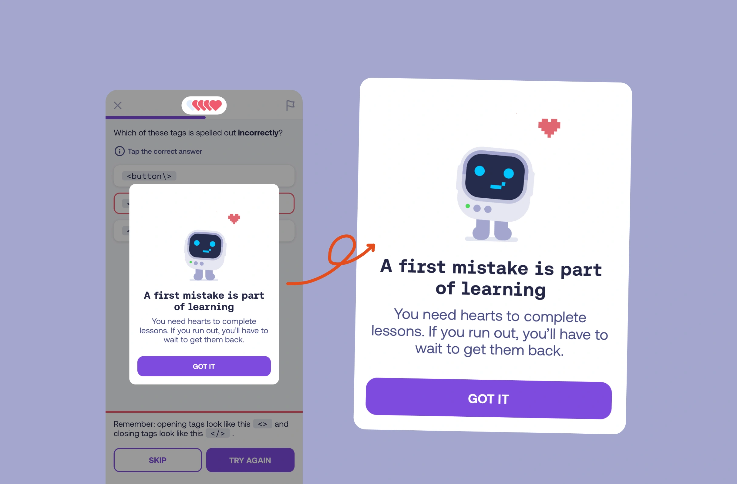Bitesized Ux Example Mistakes Learning
