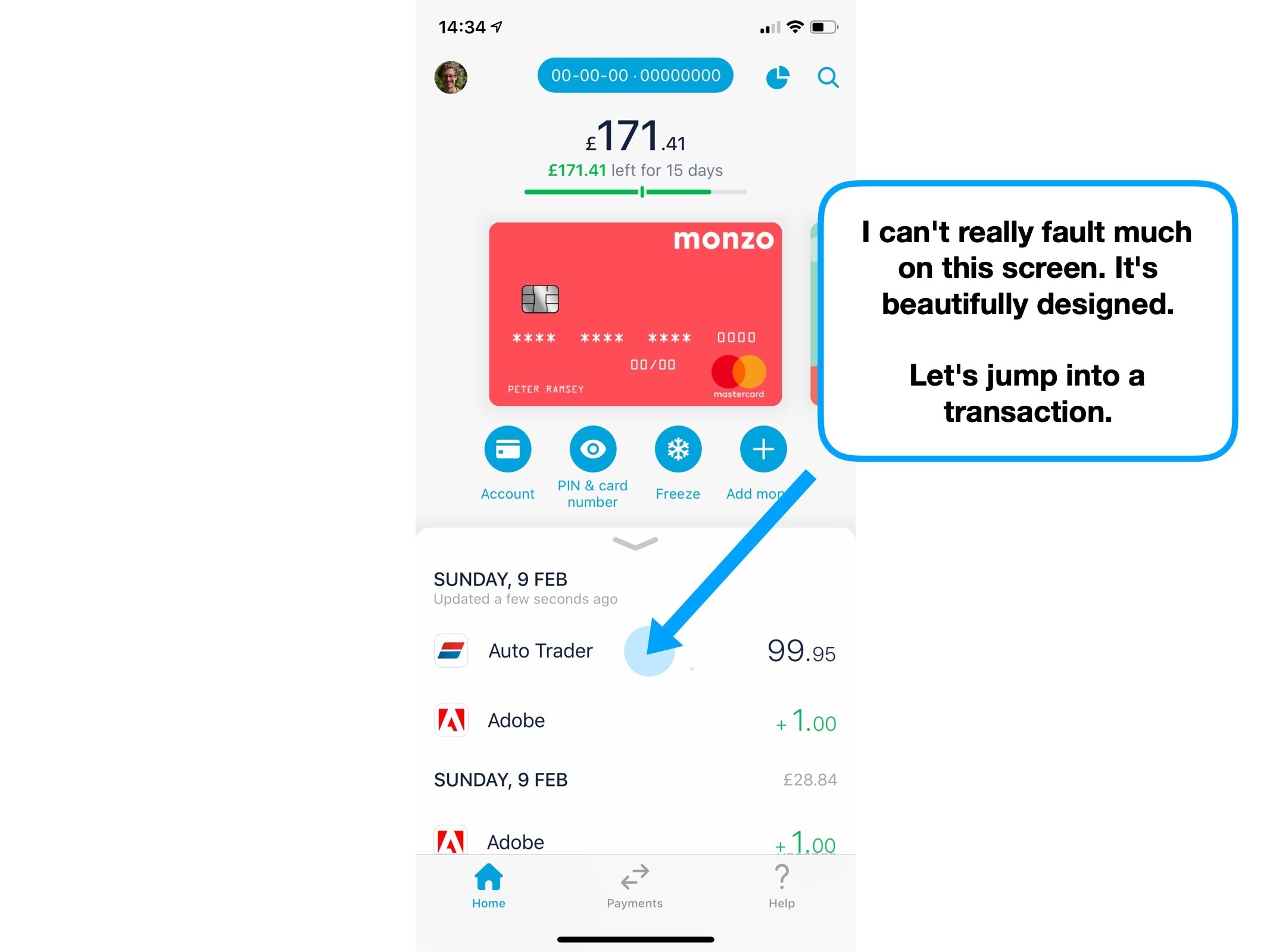 A UX case study on Monzo ️