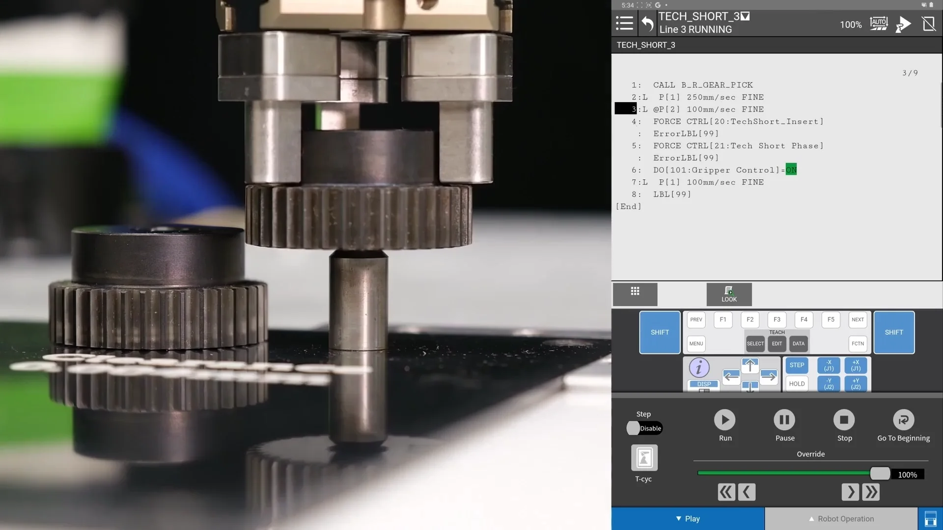 Dual Gear Assembly Shaft Insert (Gear 2) | Tech Transfer
