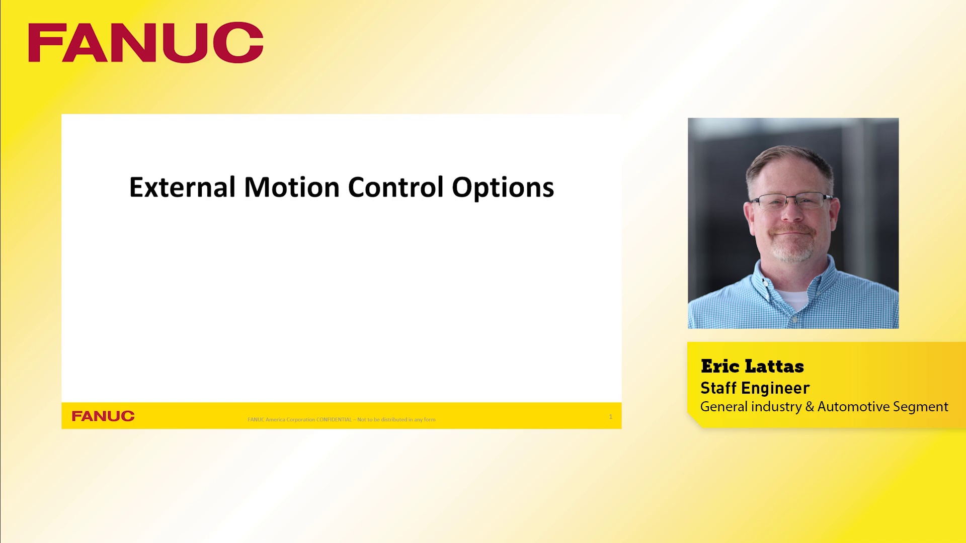 External Motion Control Options | Tech Transfer