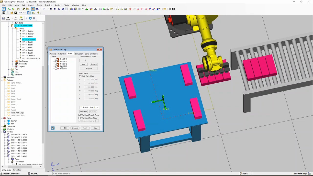 FANUC RoboGuide Tutorial: Picking Multiple Parts… | Tech Transfer