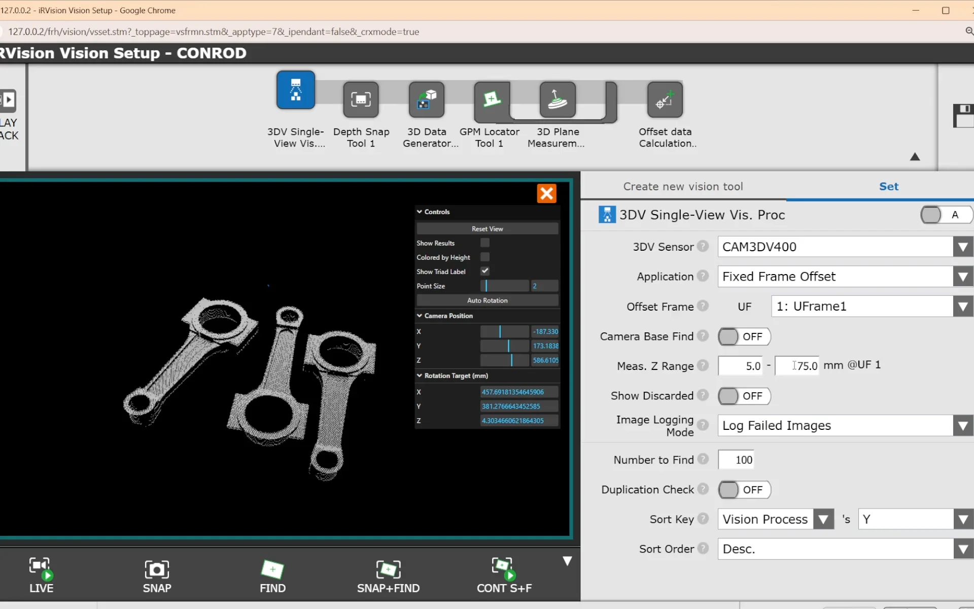 iRVision 3D Point Cloud Viewer Overview | Tech Transfer