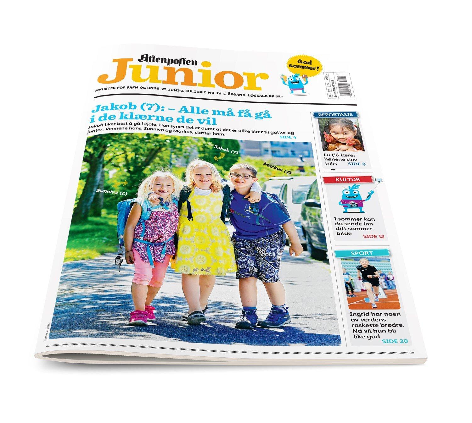 DOGA | Aftenposten junior: Nyheter som tar barn på alvor