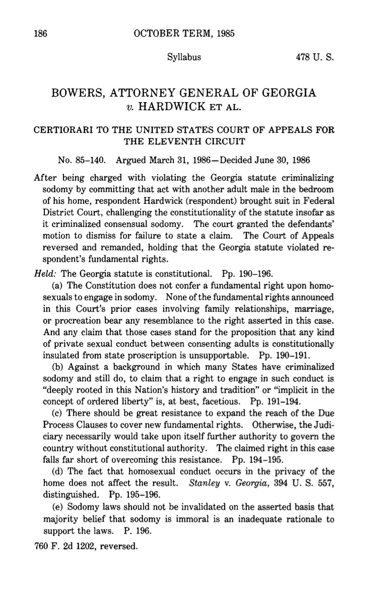 Criminalization of Homosexuality in American History | Death Penalty ...