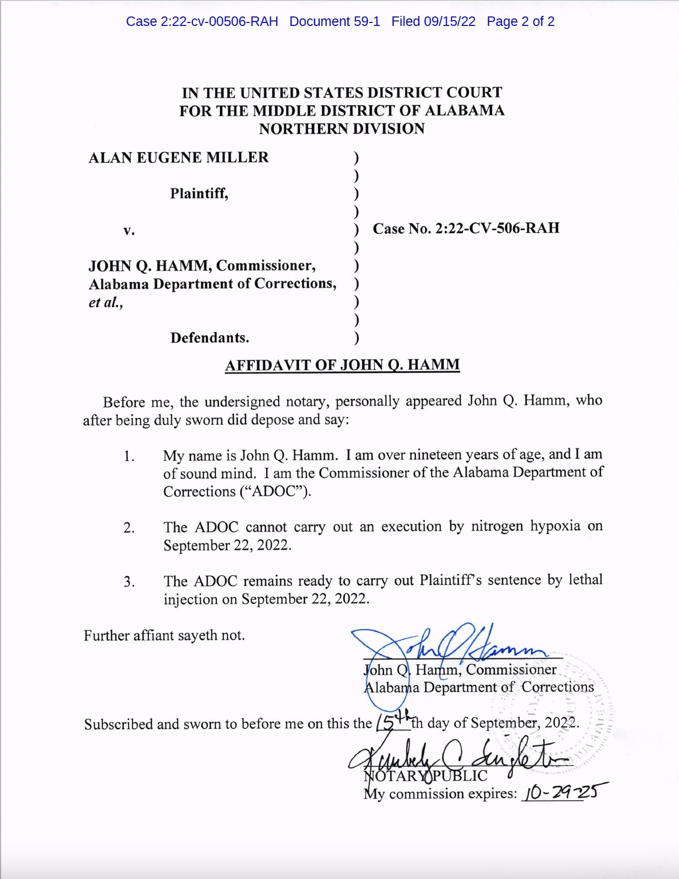 Alabama Prosecutors Float, Then Retreat From, Plan to Execute Alan ...