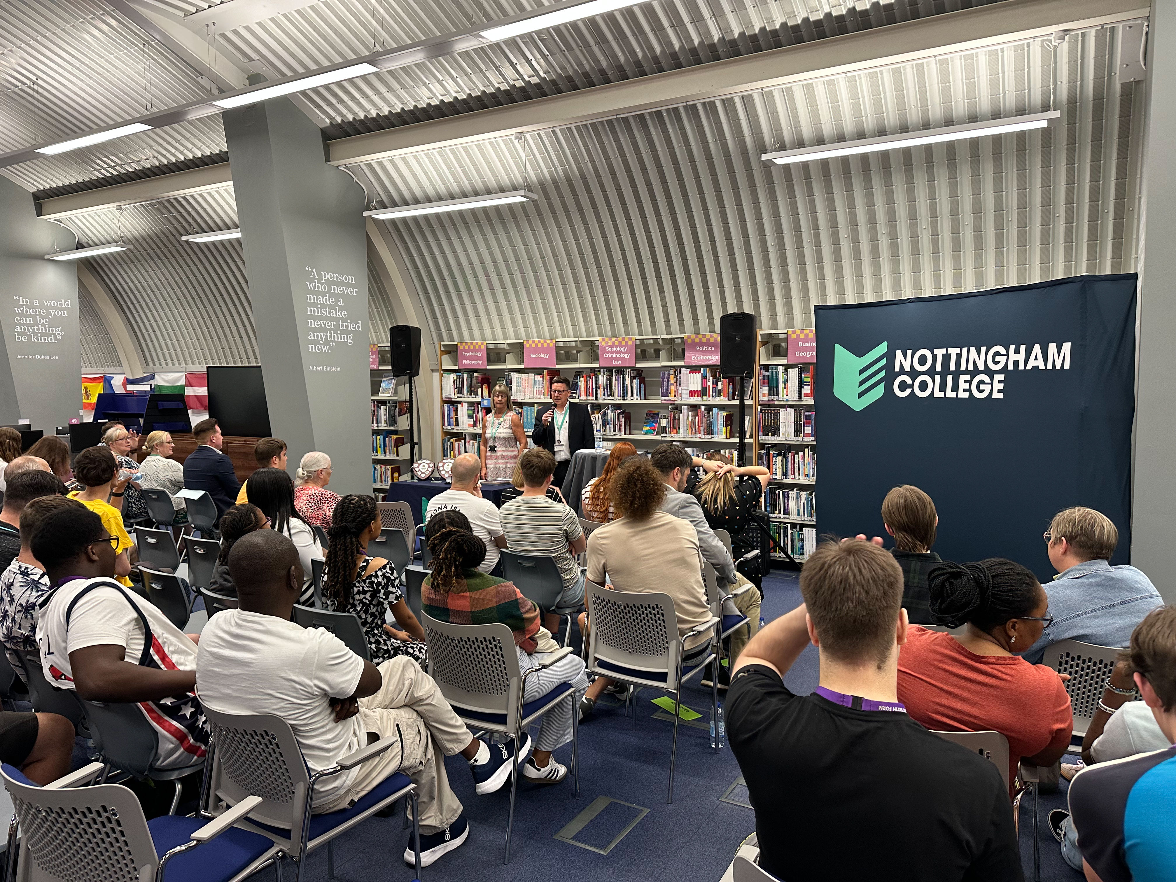 High Pavement students honoured at annual awards | Nottingham College