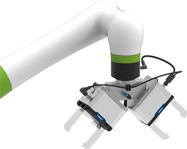 Schunk End of Arm Pneumatic Grippers for CRX | FANUC CRX