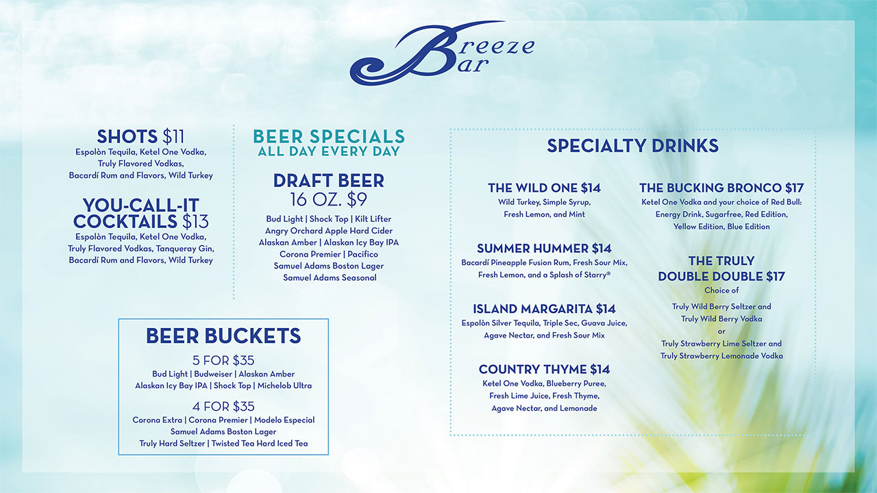 Breeze Bar - Treasure Island