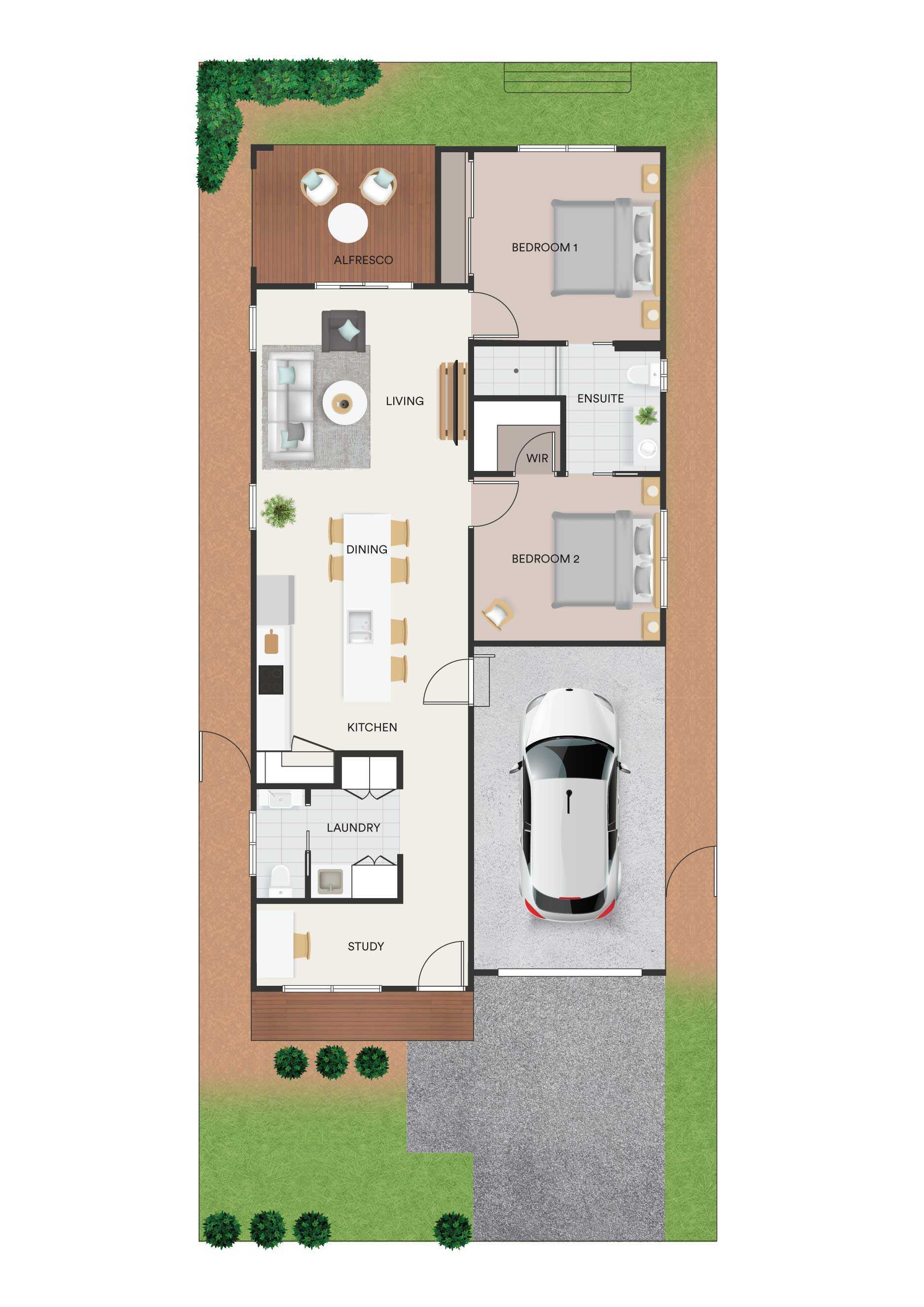 Floorplan ARCHER RH A4 FA04