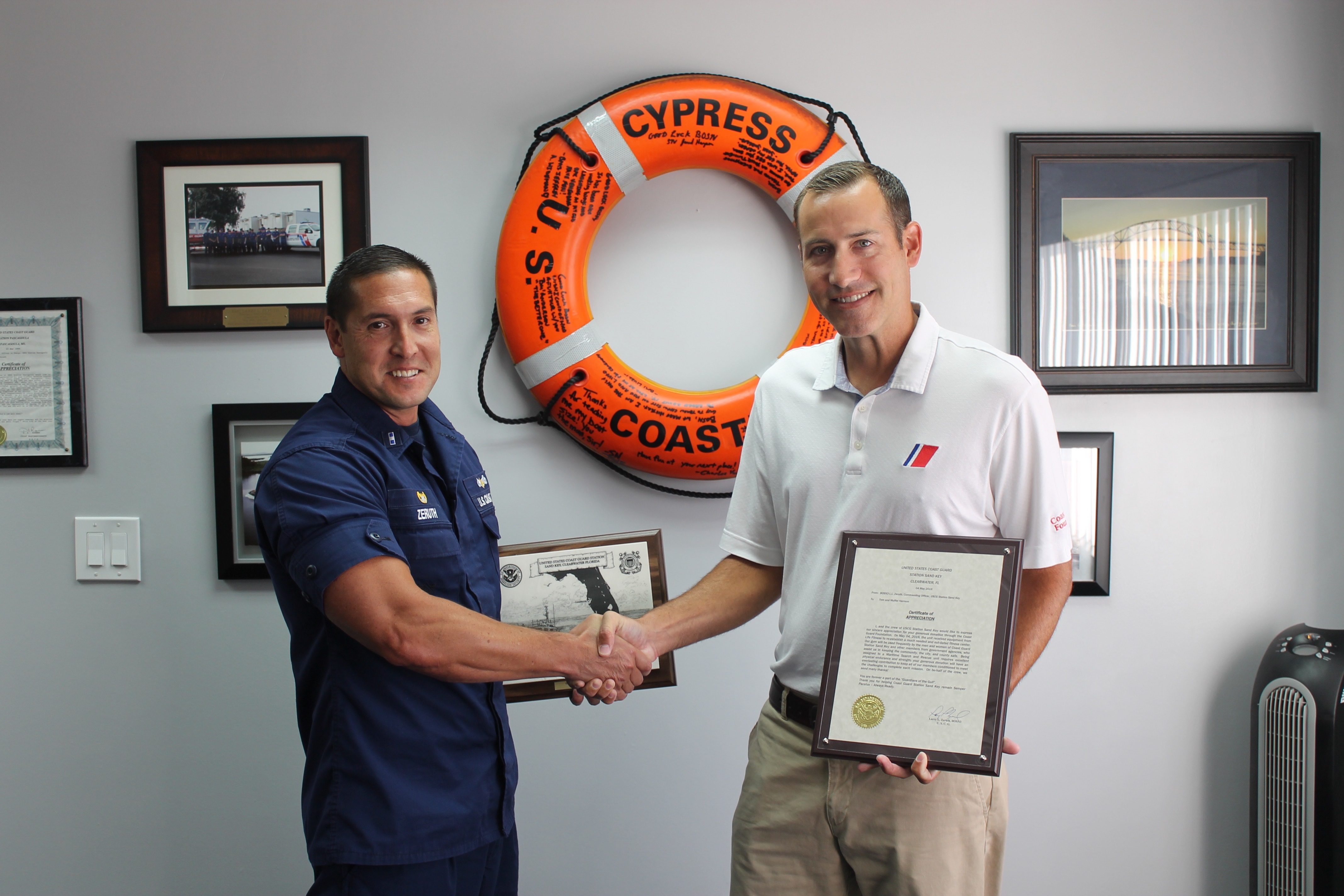 Coast Guard Foundation | Foundation Funds New Gym For Coast Guard…