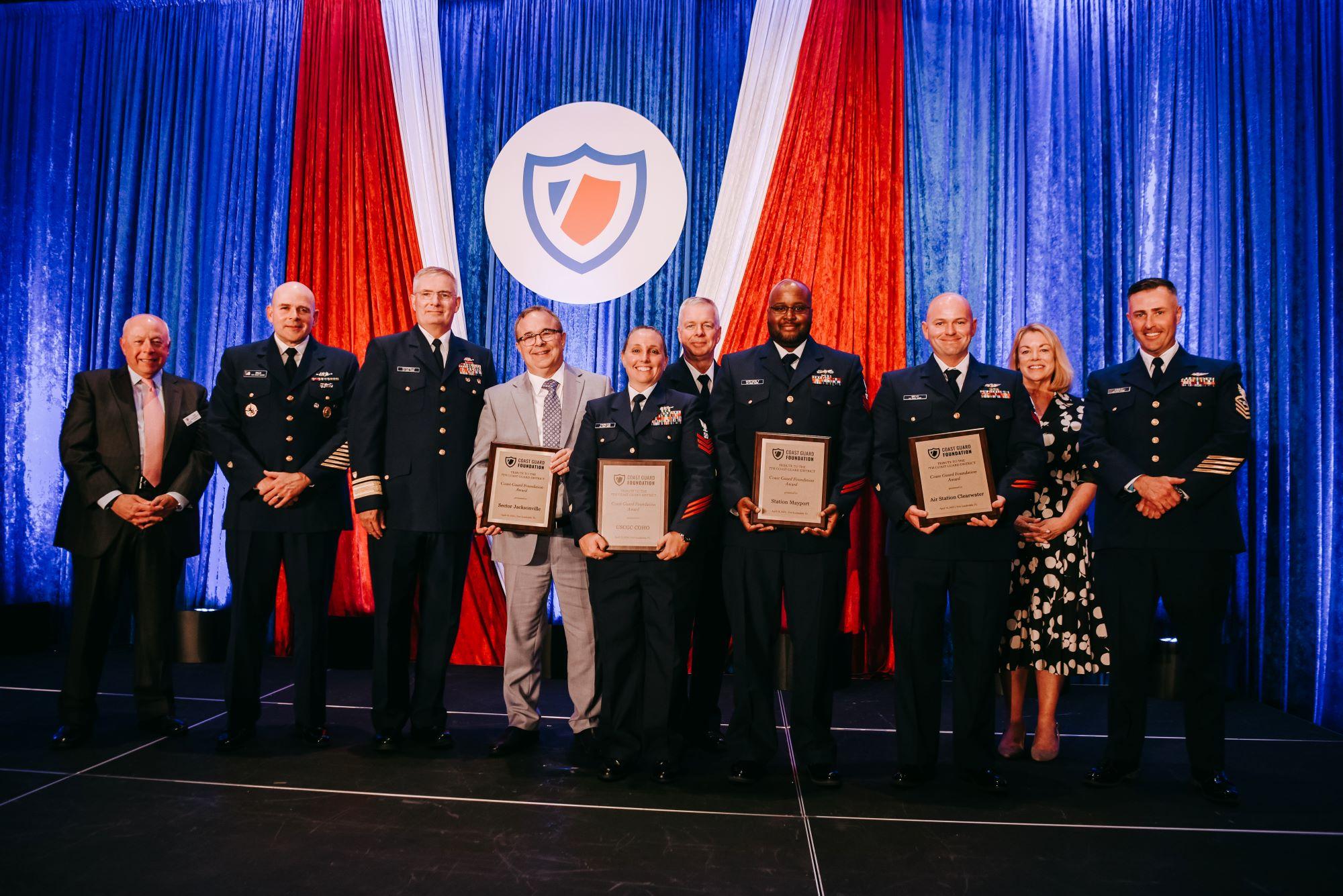 Coast Guard Foundation | Crews Involved in August Ocean Rescue Honored
